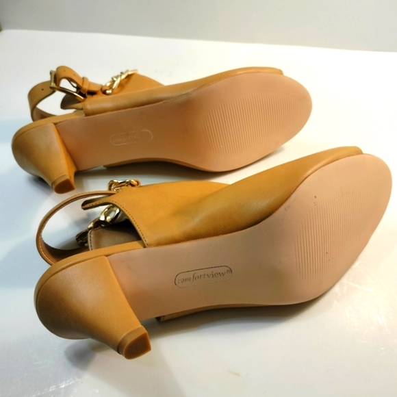 comfortview | Shoes | Open Toe Sandals With Slingback Buckle | Poshmark
